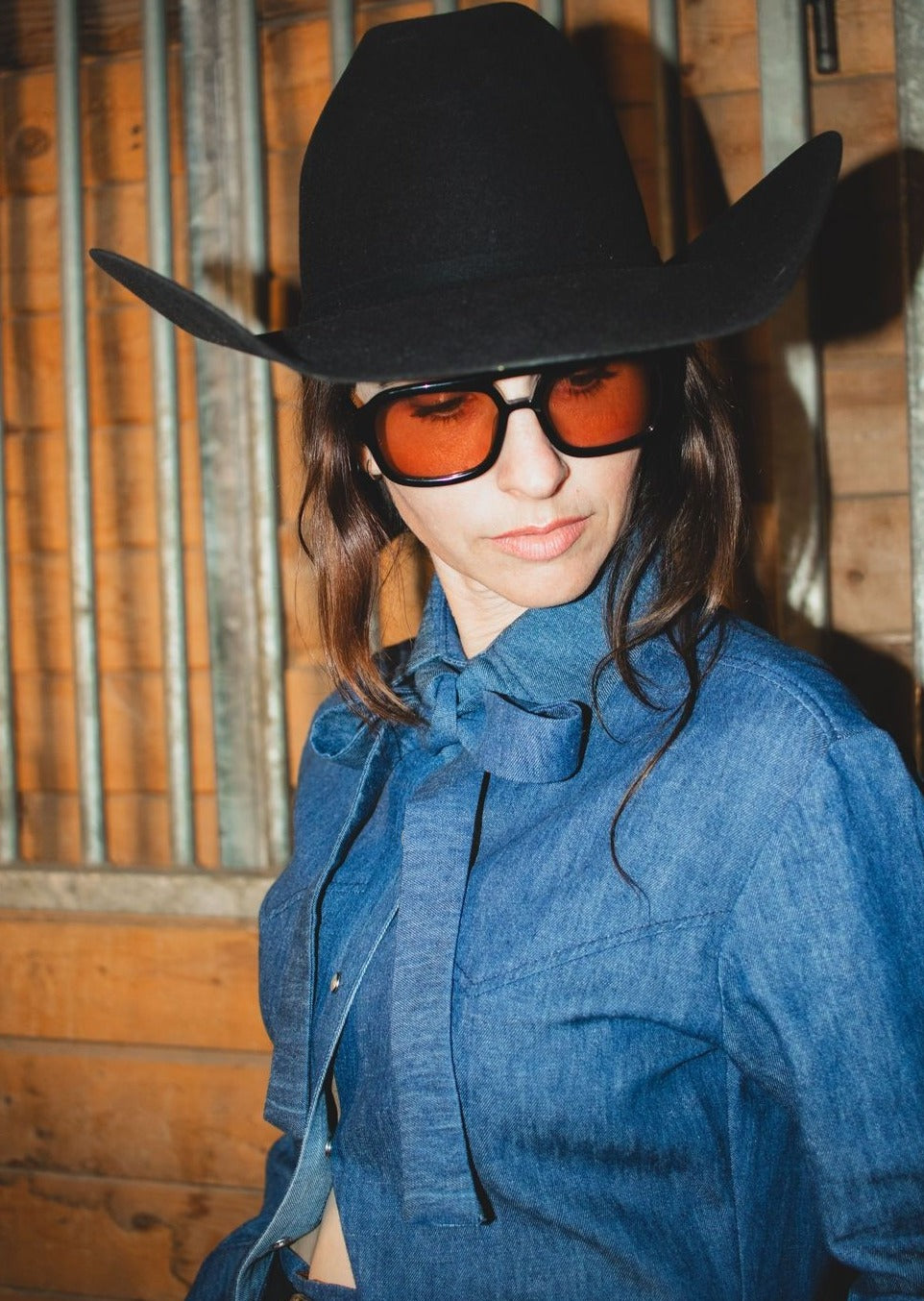 Milton Menasco | Lariat Denim Ribbon Tie– Street and Saddle