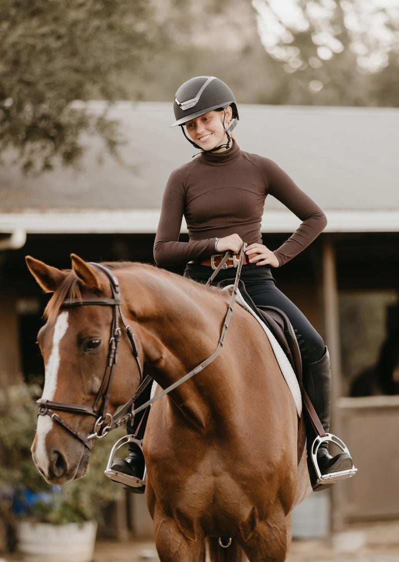 Milton Menasco | Turnout Rib Turtleneck– Street and Saddle